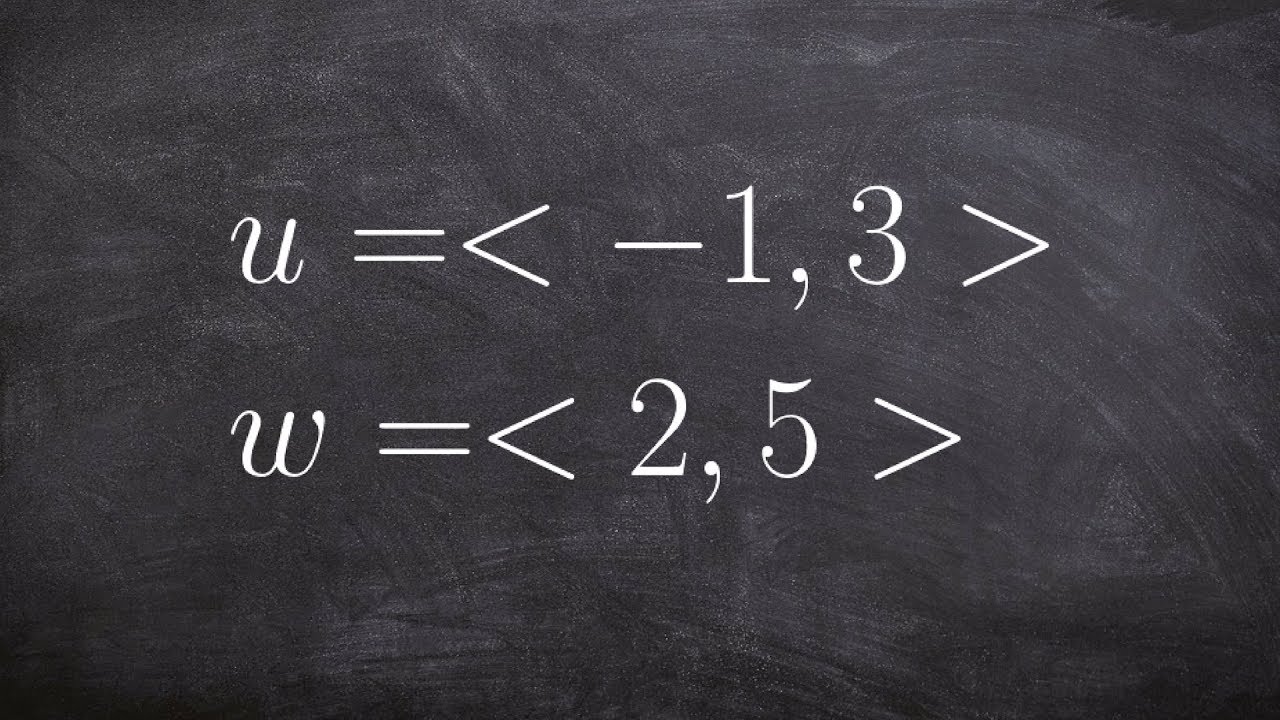 How To Subtract Two Vectors With Scalars YouTube how-to-subtract-two-vectors-with-scalars-youtube