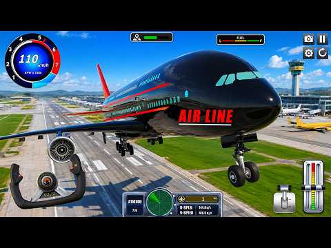 Flight Airplane City Pilot Simulator - Plane Boeing Emergency Landing #Video Android Gameplay