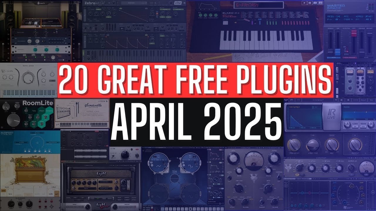 20 GREAT FREE Plugins - APRIL 2025(LIMITED TIME, NEW and FREE) - YouTube
