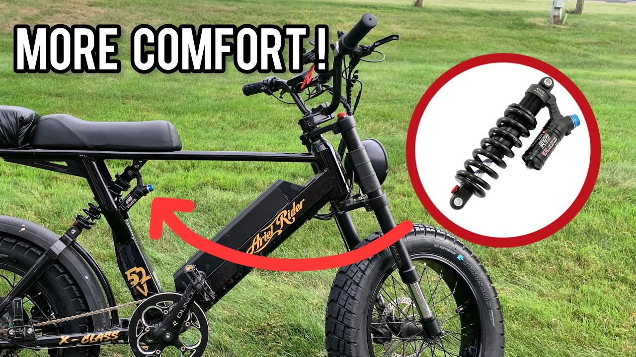 How to Upgrade Suspension on Ariel Rider X-class 52v! (DNM Burner ...