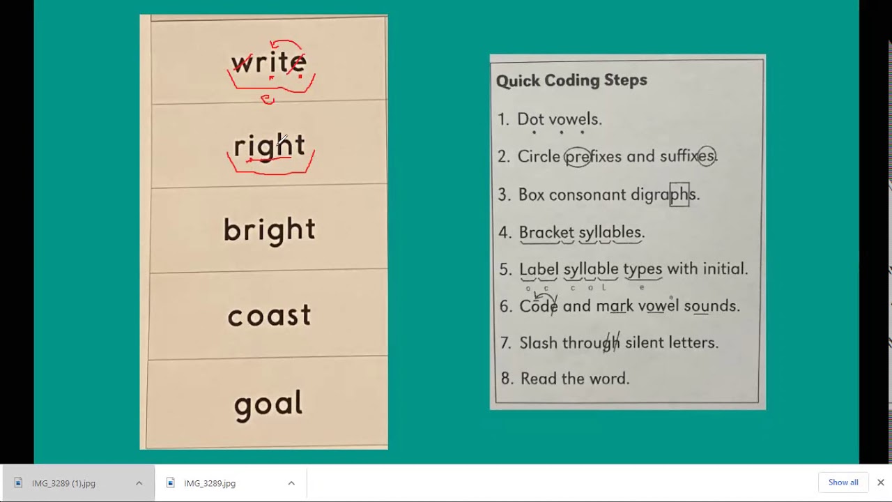 Letterland Unit 11 Day 2 Quick Coding 3rd Grade - YouTube