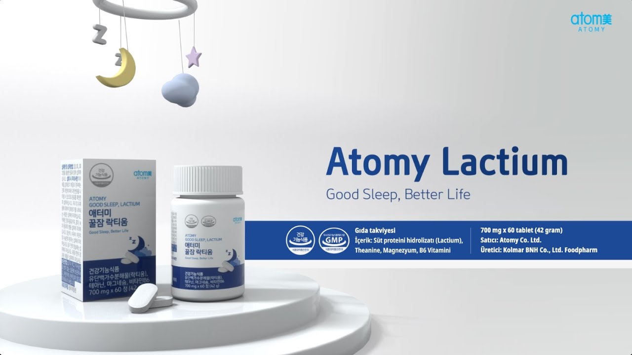 Uykusuzluğa son! Atomy Lactium ile uyku kalitenizi artırın - YouTube