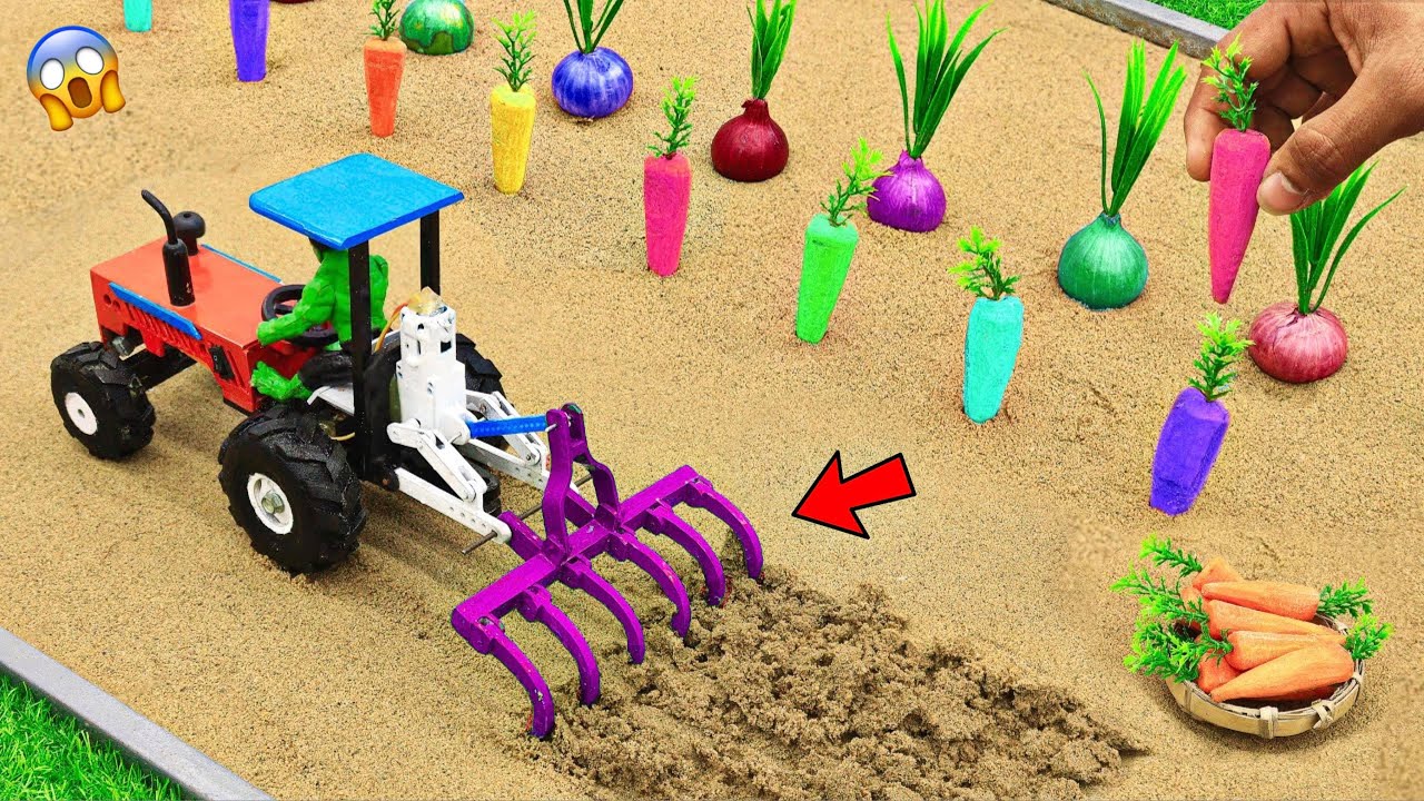 Top most creative Diy mini tractor videos of farm machinery, traffic ...