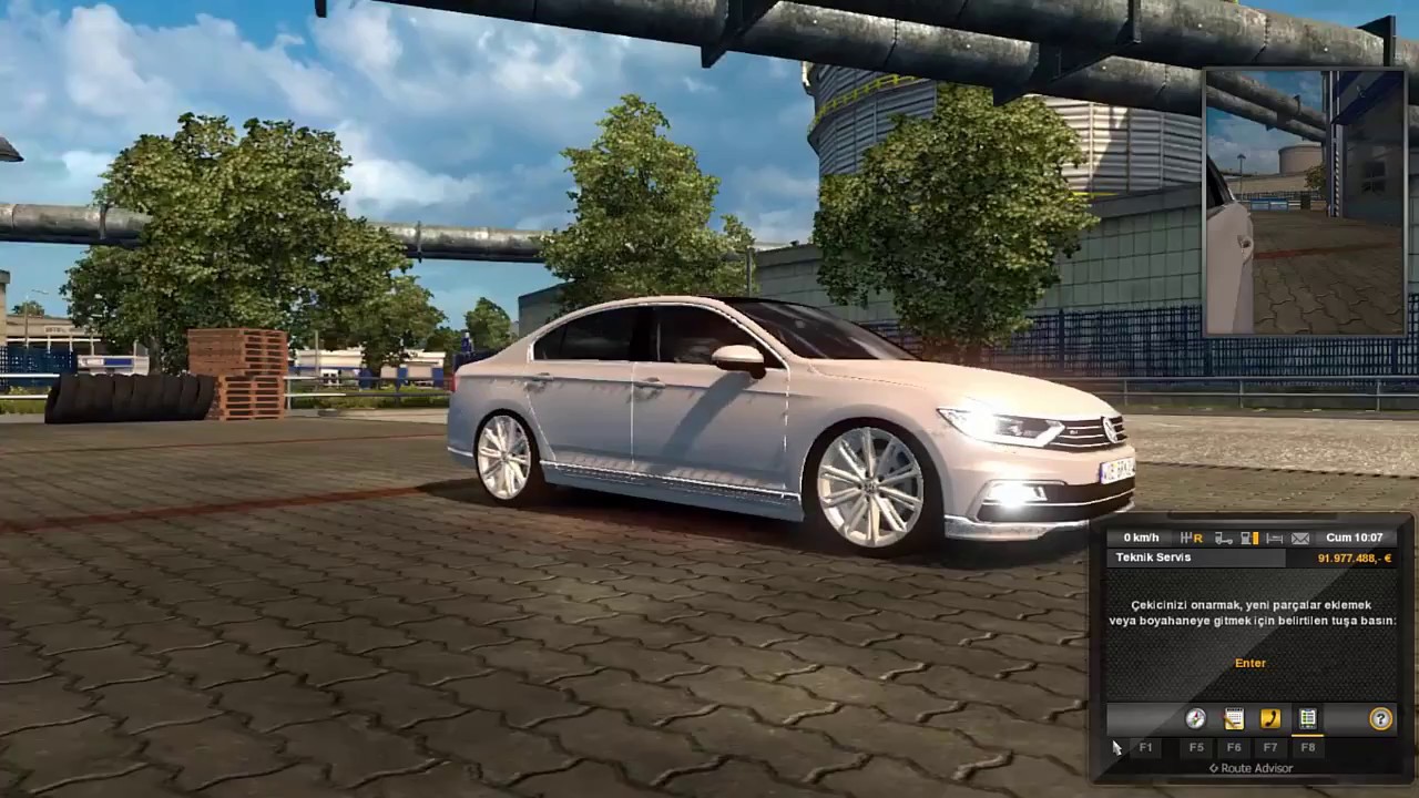 ETS 2 VOLKSWAGEN PASSAT R LİNE MOD 1.27 - YouTube