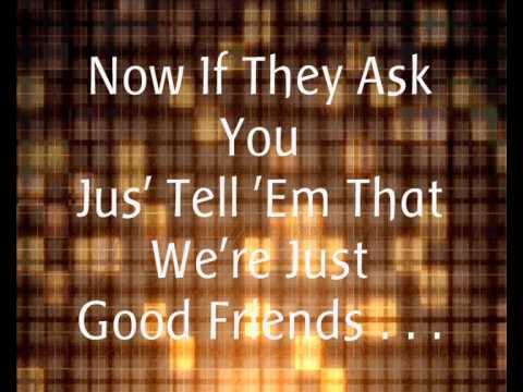 Michael Jackson Ft. Stevie Wonder - Just Good Friends. (Lyrics). - YouTube