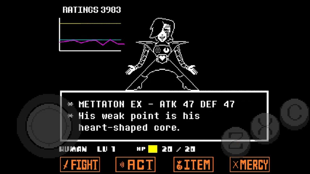 Undertale - Pacifist Mettaton fight - YouTube