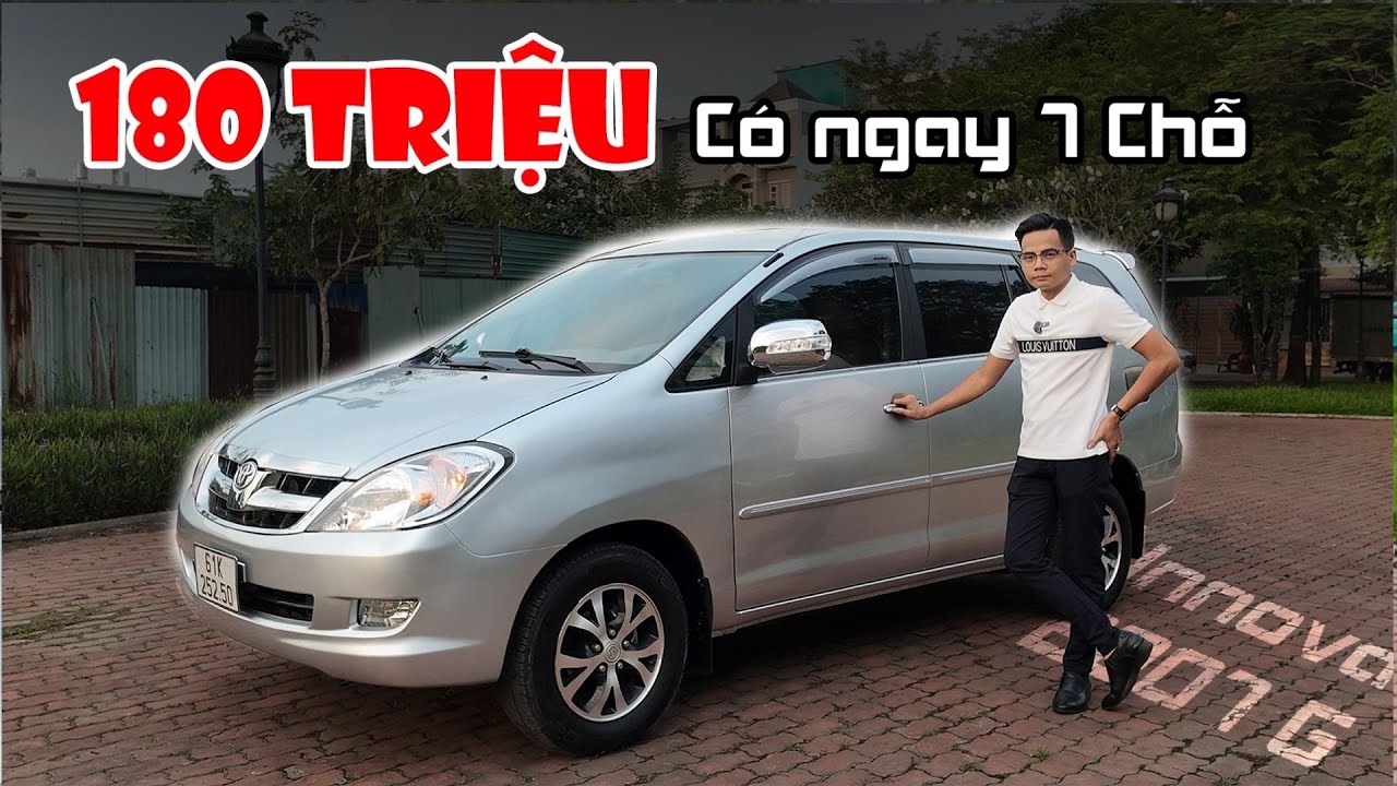180 Triệu có Toyota Innova 2007 G ! Quốc Dân xe Rộng Rãi - Bền Bỉ | Lắm ...