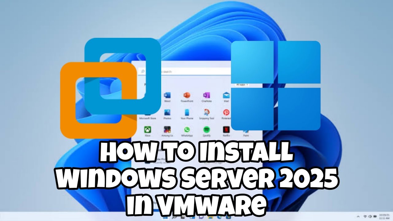 How to Install Windows Server 2025 in VMWare - YouTube