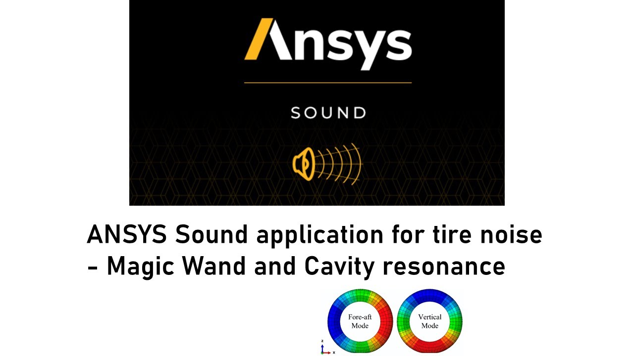 ANSYS Sound application to tire cavity resonance - YouTube