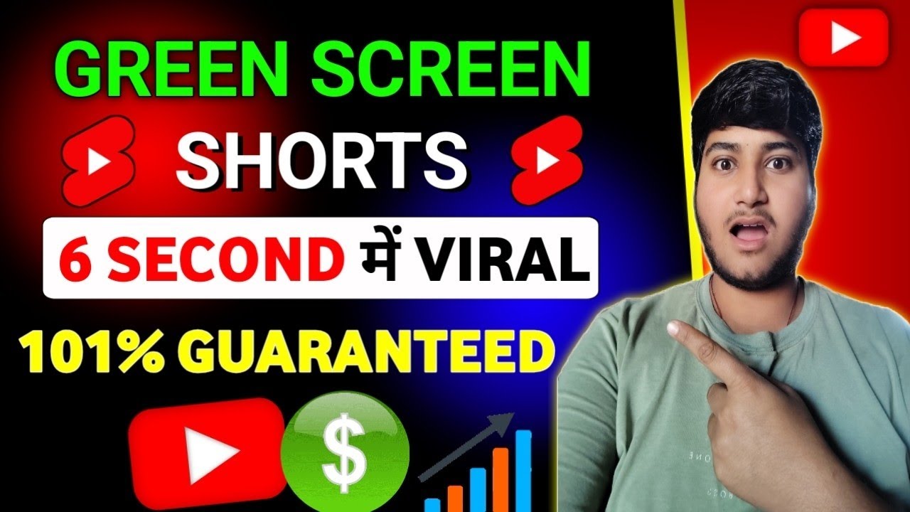 🤩Green Screen Shorts 6 Second में Viral📈green screen shorts viral trick ...
