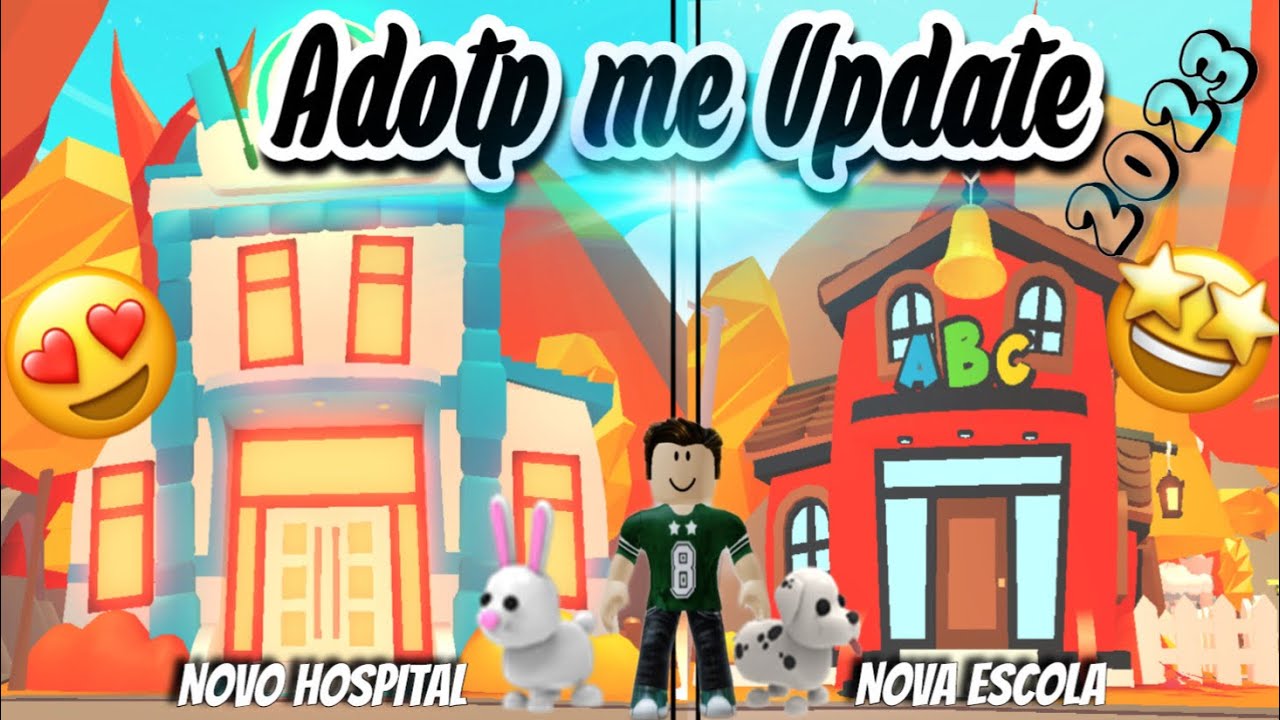 Nova Escola e Hospital | Update de Maio | Adopt me | Roblox 😍 - YouTube