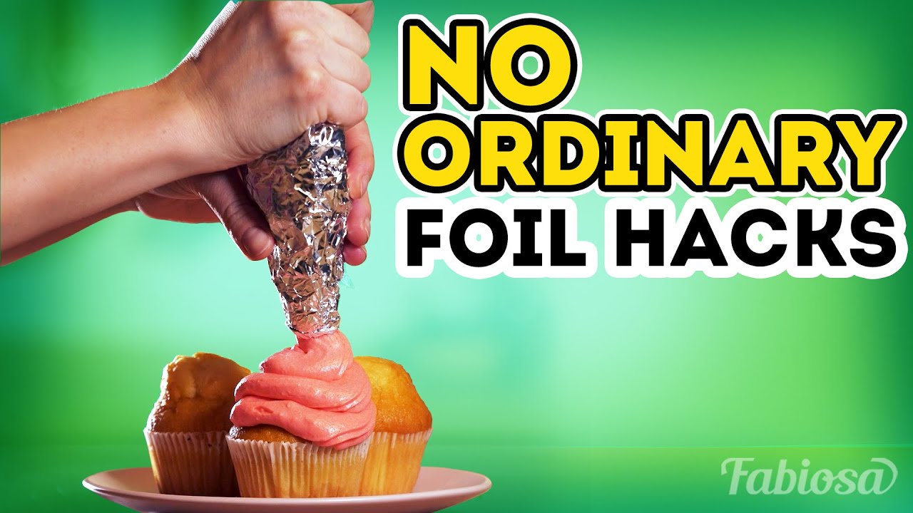 10 handy foil hacks that should be taught in school - YouTube