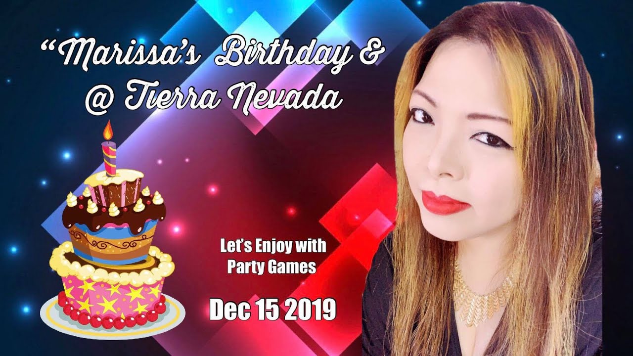 Marissa Bday Dec 2019 - YouTube