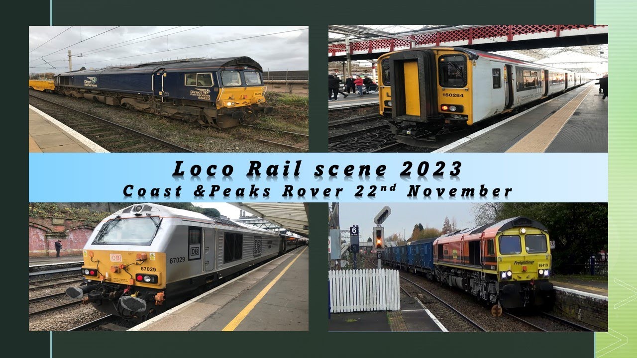 Loco Railscene 2023 - Coast & Peaks Rover 22/11/2023 - YouTube