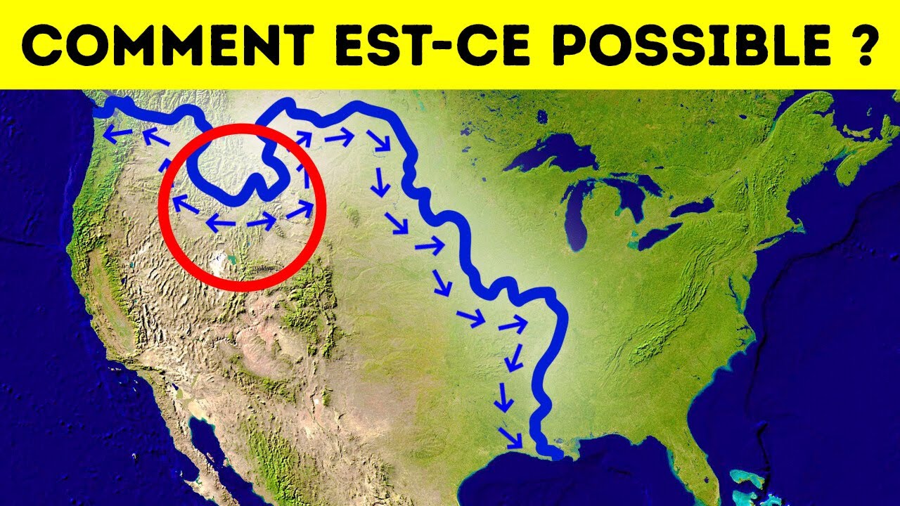 La Seule Rivière qui se Jette Dans Deux Océans - YouTube