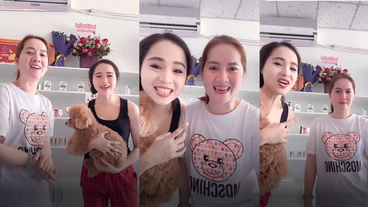 Linh Tý Bích Trâm lên thăm Hồng Loan sau Khai Trương và lấy 10 thùng Mỹ ...