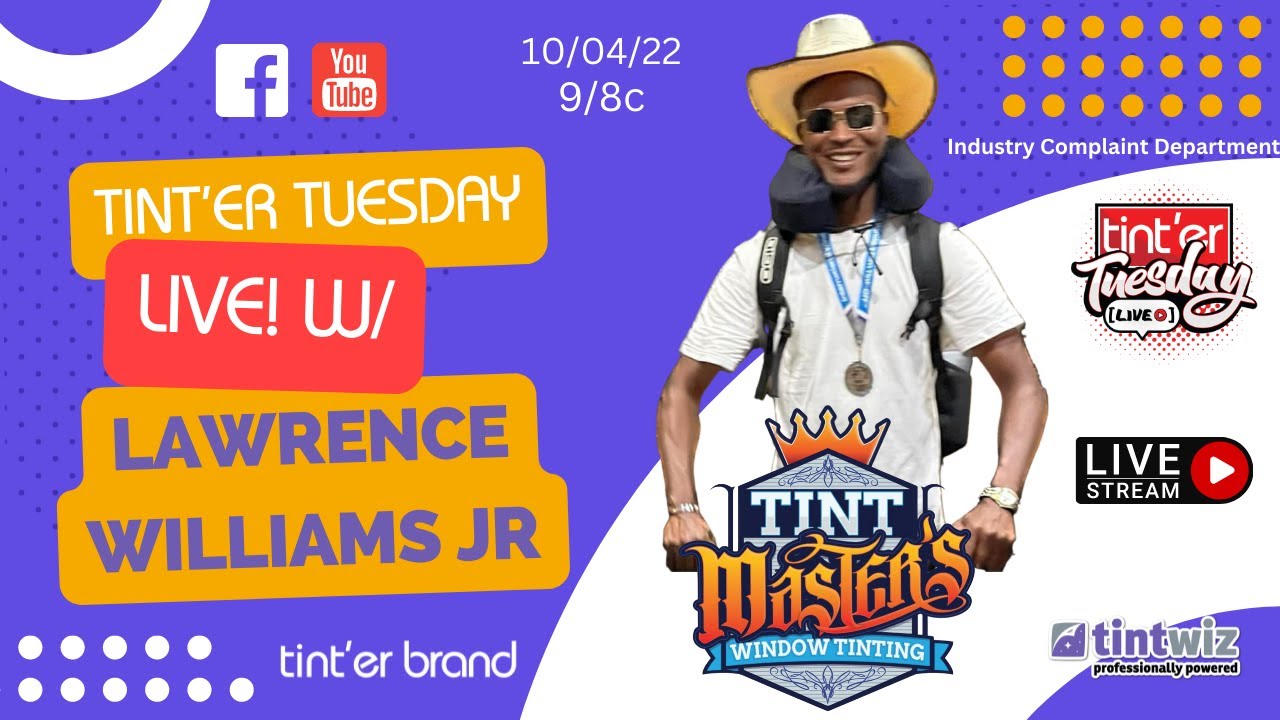 Tint'er Tuesday LIVE! w/ Lawrence Williams Jr. - YouTube