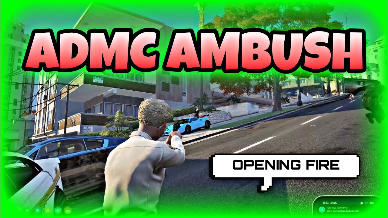 ADMC Ambush PD | BCSO | NoPixel GTA RP | NoPixel Clips - YouTube