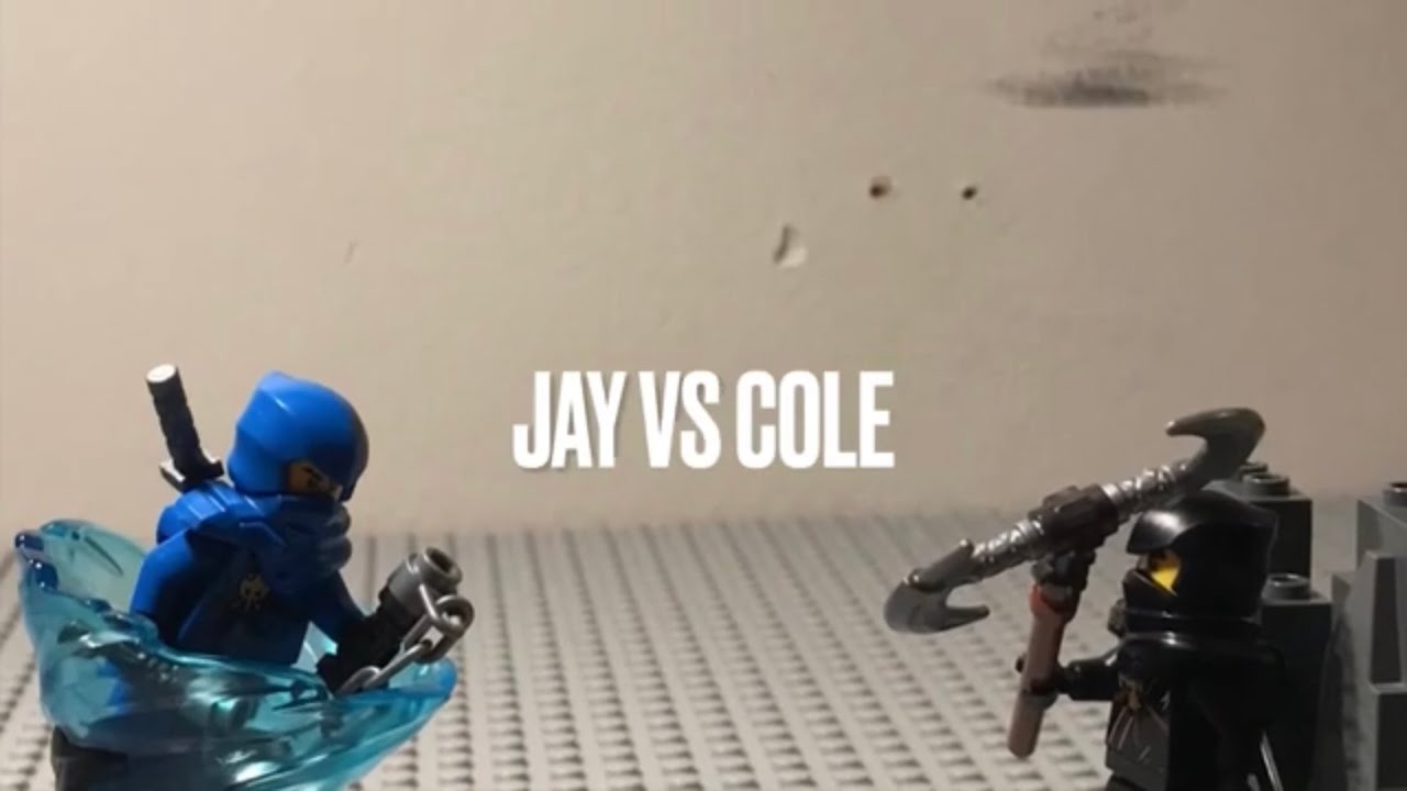 Jay VS Cole stop motion #lego #ninjago #stopmotion - YouTube