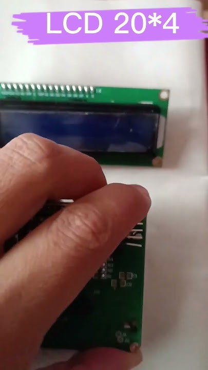 lcd 20x4 #editronikx #arduino - YouTube