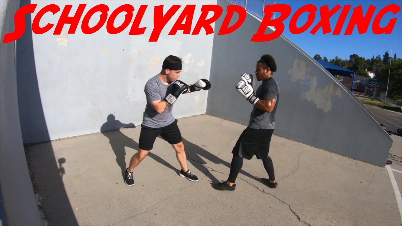 SchoolYard Boxing #3 | Ducky vs Pharaoh - YouTube
