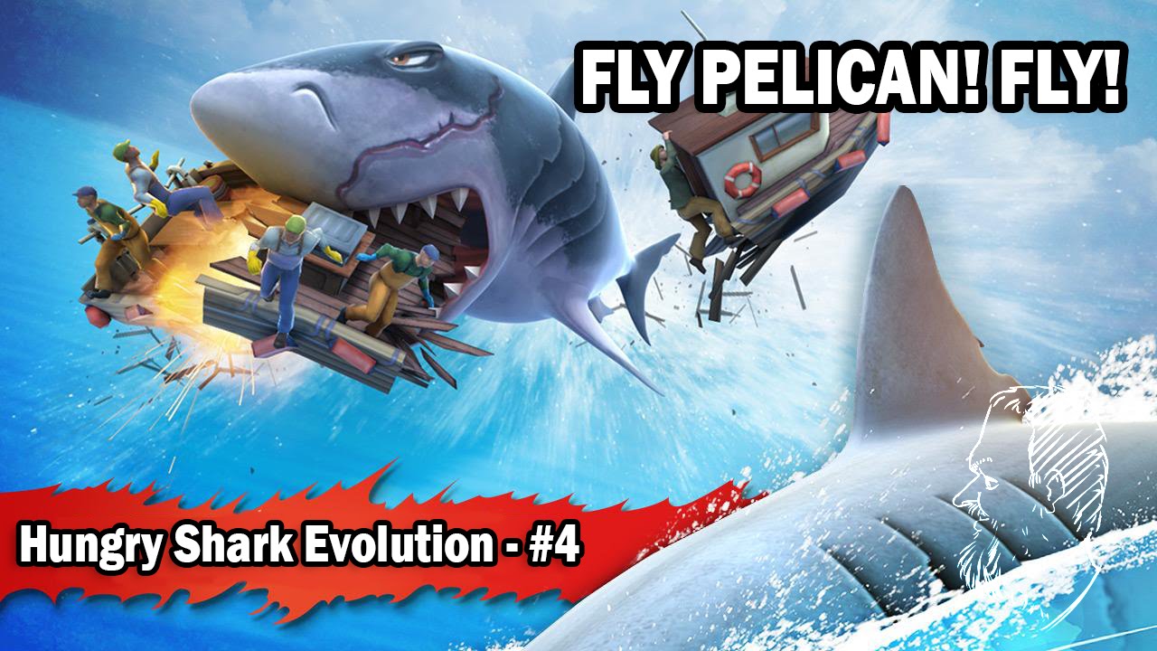 FLY PELICAN! FLY! - Hungry Shark Evolution #4 - YouTube