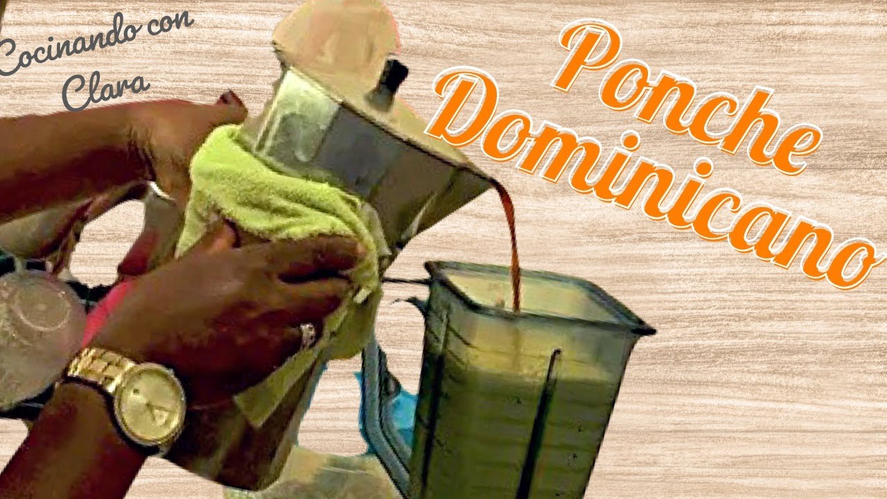 How To Make Dominican Ponche! Como Hacer Ponche Dominicano! ENG SUB ...