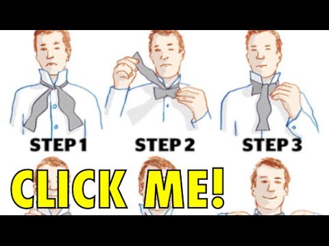 How to Tie a Tie (Full Windsor/Four in Hand Knot/Pratt Knot/Bow Tie ...