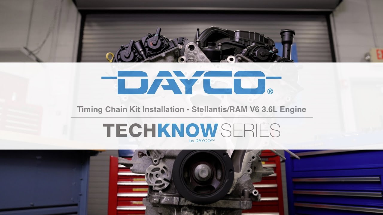 Vehicle Maintenance: Dayco - Timing Chain Kit Installation – Stellantis ...