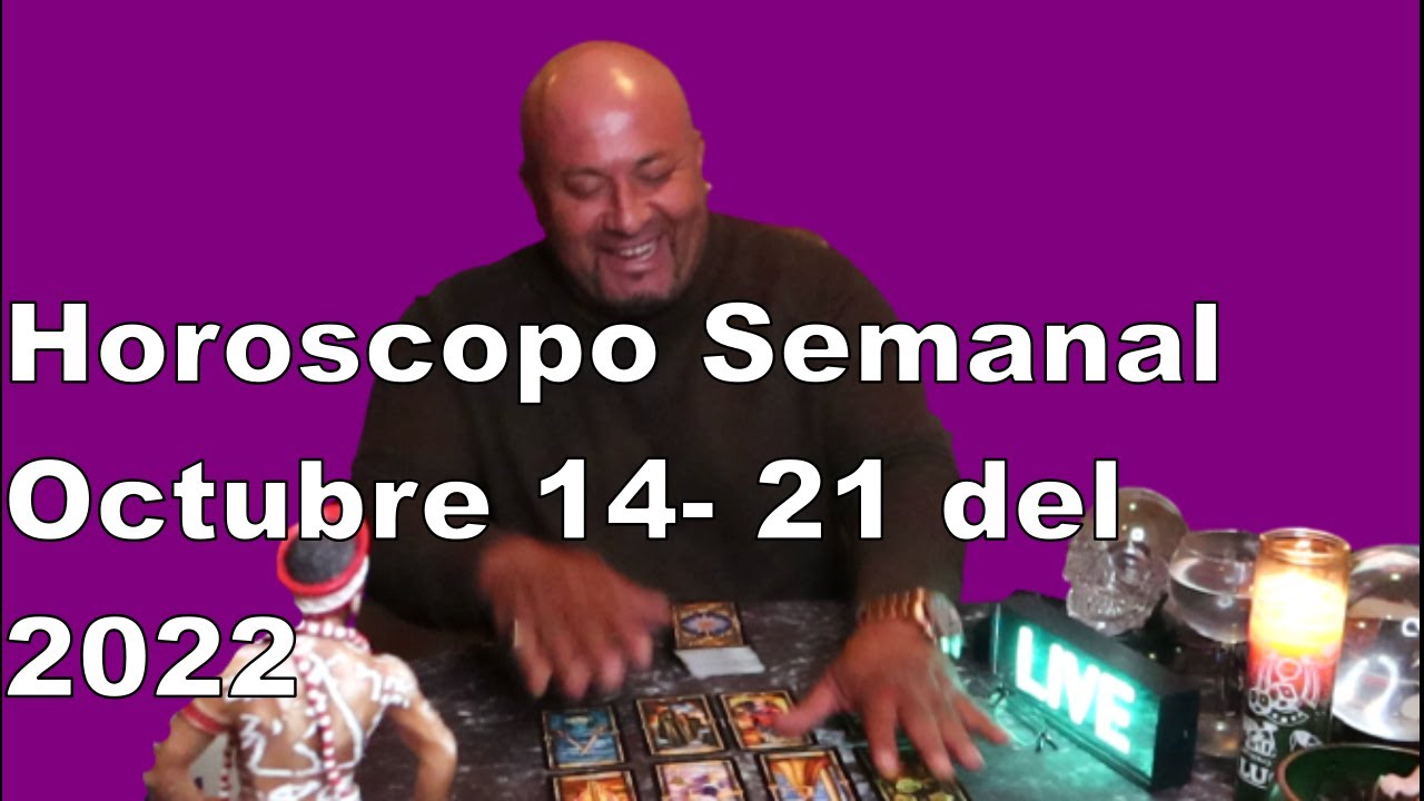 HOROSCOPO SEMANAL con EL DIVINO Octubre 14- 21 del 2022 BOO!!! - YouTube