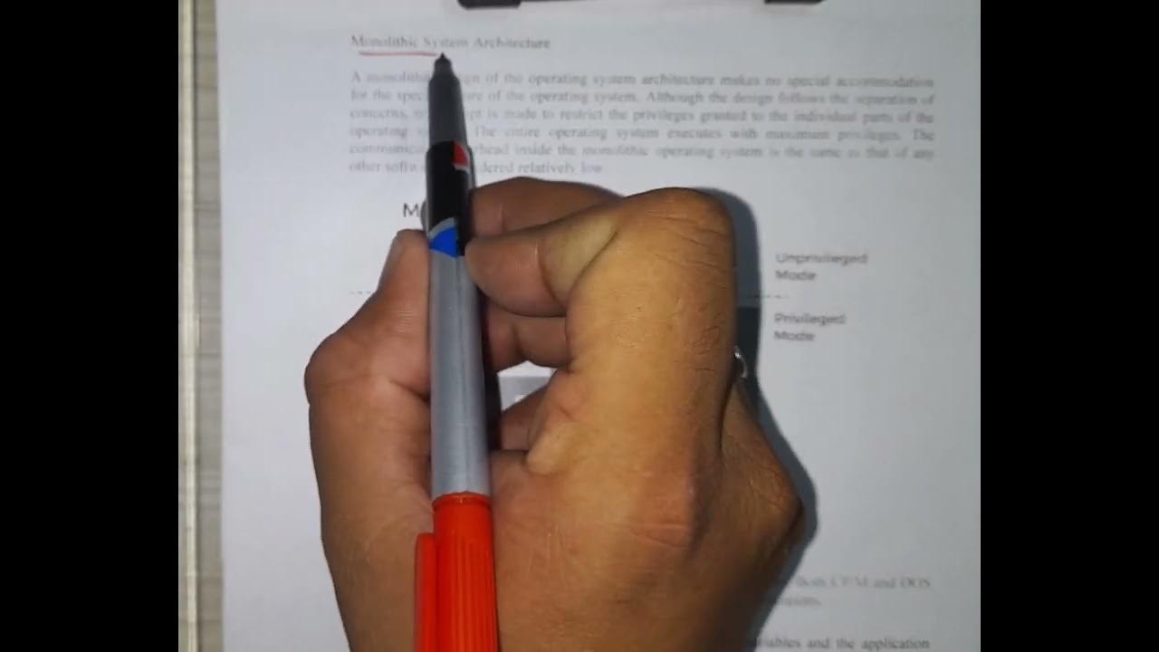 L17: Monolithic structure of operating system - YouTube