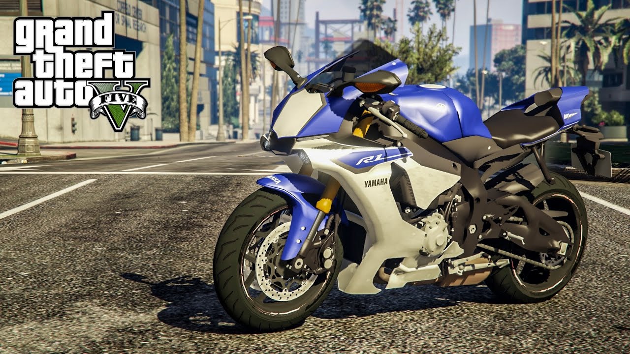 พจพาซ่า ยามาฮ่า R1 !!! (Yamaha YZF-R1 2015 MOD GTA5) - YouTube