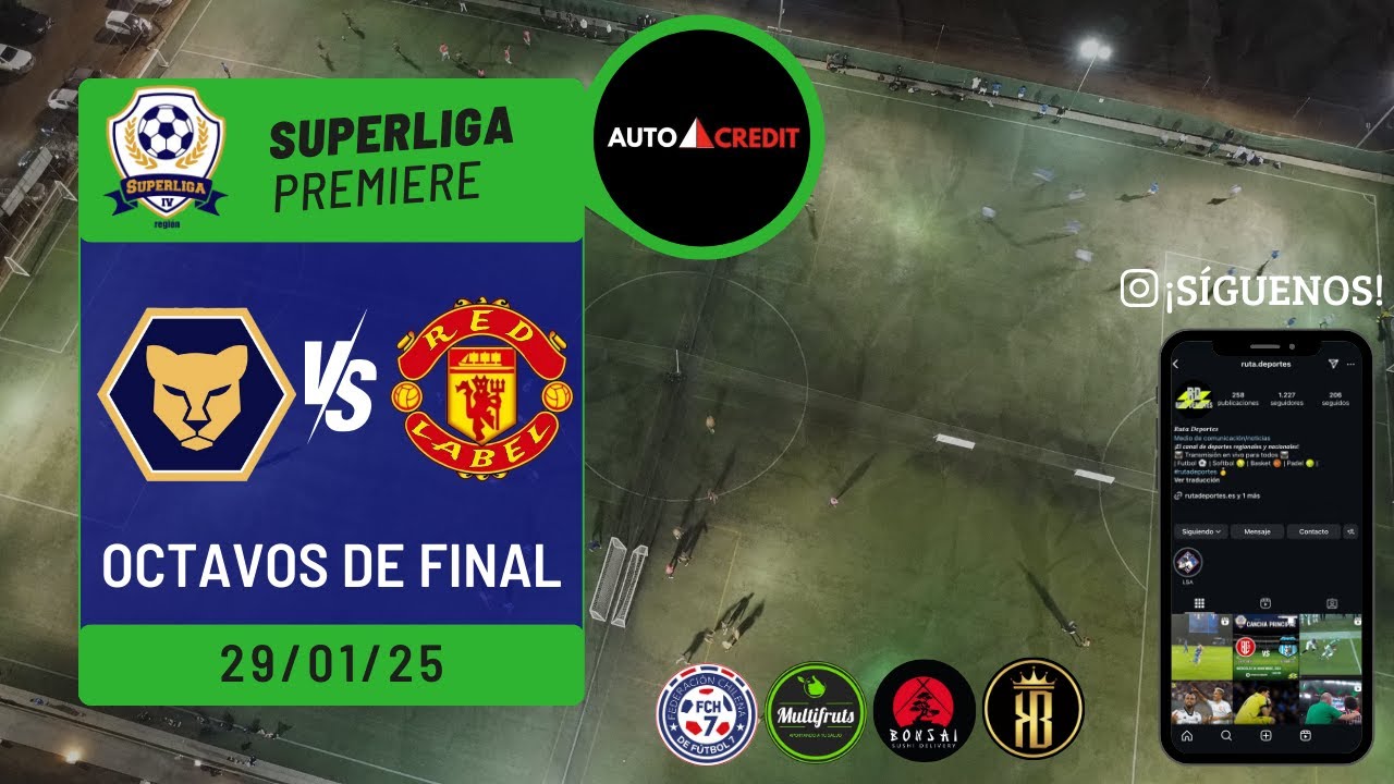 PUMAS vs RED LABEL / SUPERLIGA PREMIERE - YouTube