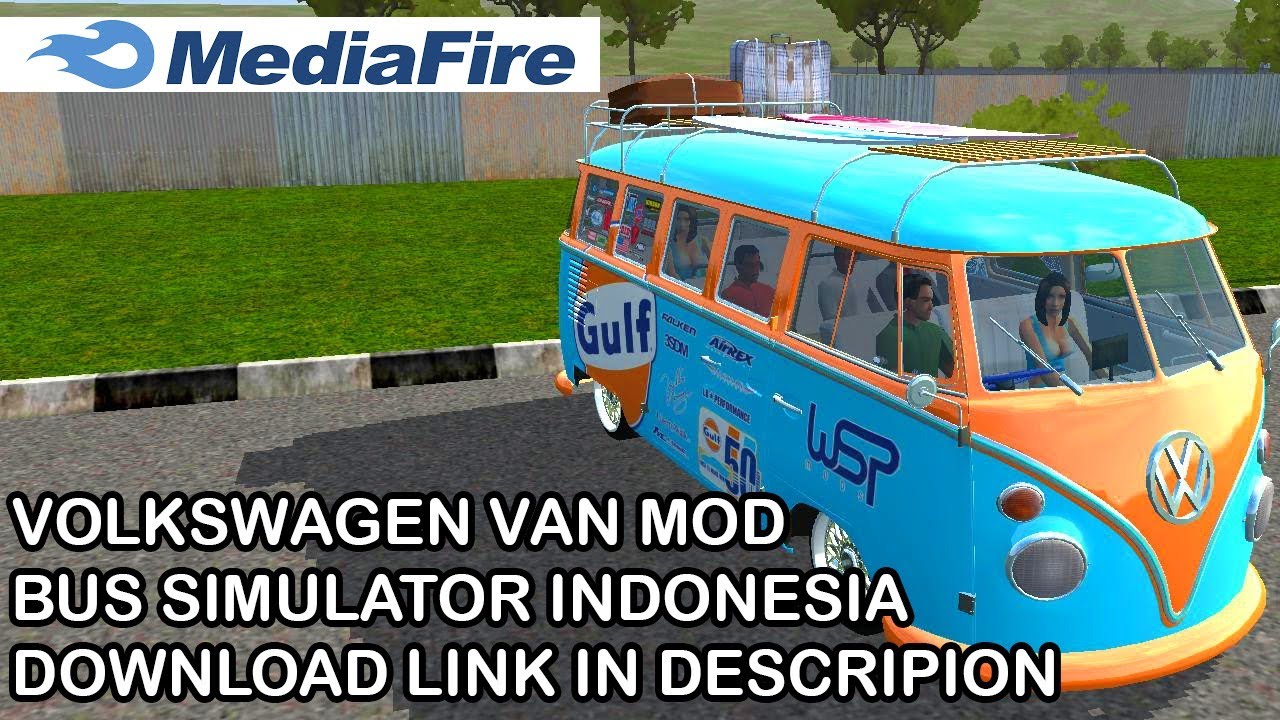 Bussid _ volkswagen van mod for bus simulator Indonesia _bussid bus mod ...