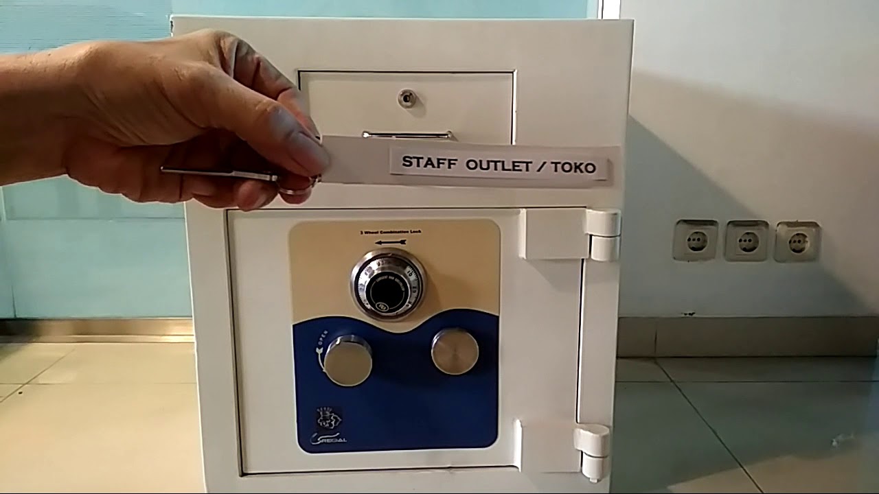 Brankas REGAL with Drawer Trap - YouTube