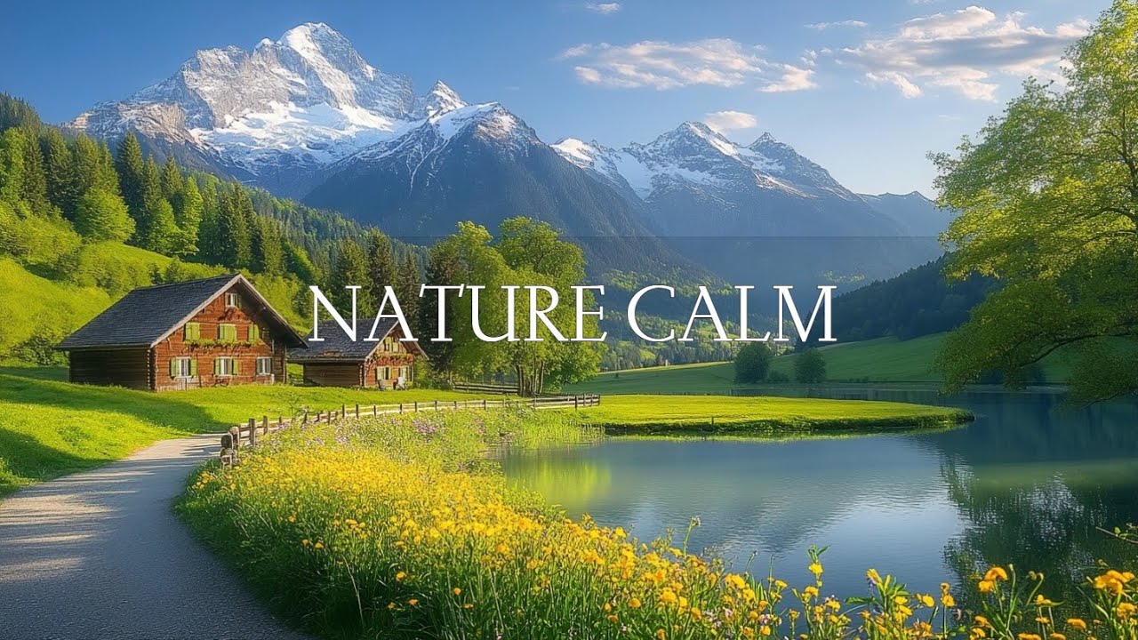 Peaceful Piano Nature Tutorial - Beautiful Scenery, Stress-Free Music, Relaxation and Sleep Aid ...