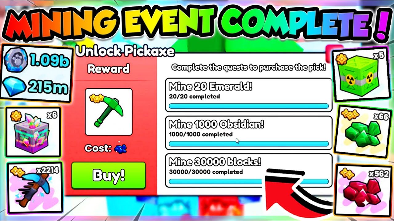 HOW TO *COMPLETE* Mine & Combine EVENT in PET SIMULATOR 99!! (Roblox ...