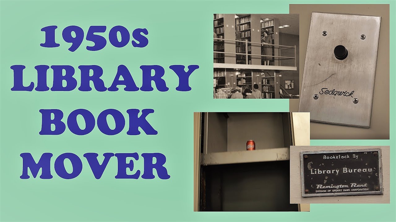 1950s Sedgwick Library Book Lift Teardown-Repair - YouTube