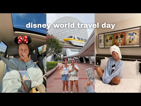 DISNEY TRAVEL DAY | Epcot, checking into ALL STAR MUSIC resort, typhoon lagoon, & lots of magic