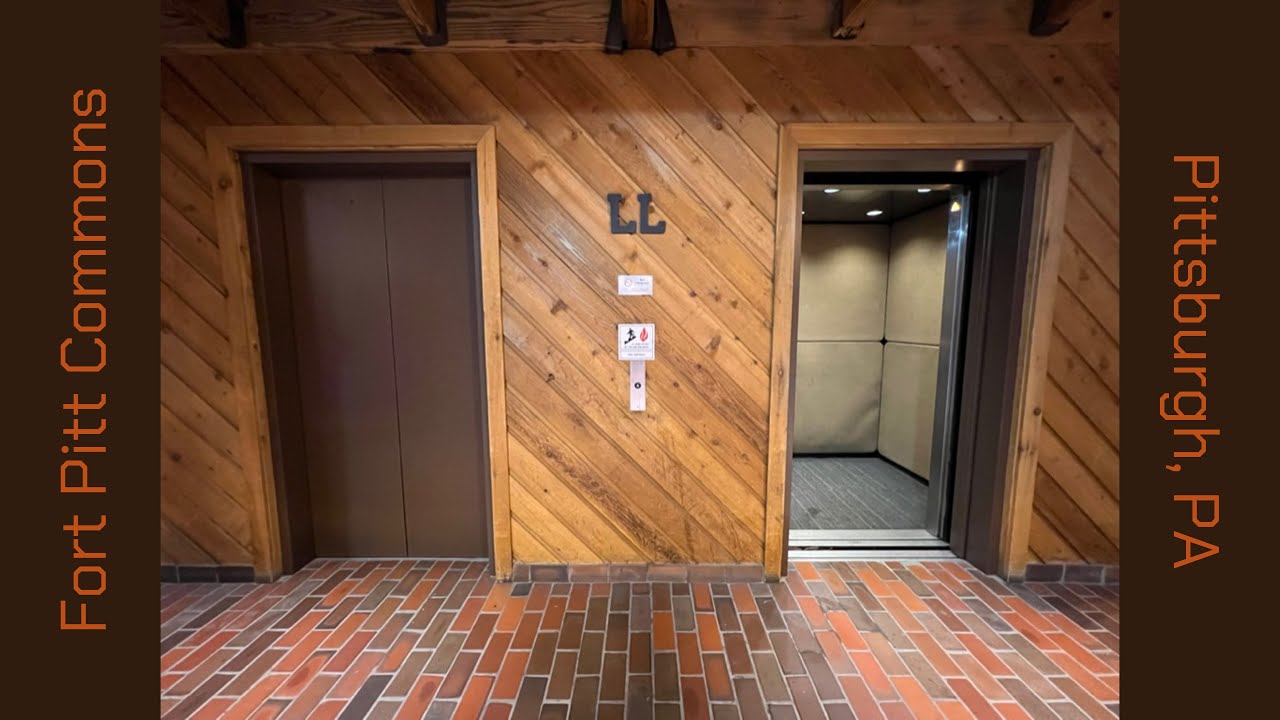 Fast Otis Lexan Elevators at Fort Pitt Commons in Pittsburgh, PA - YouTube
