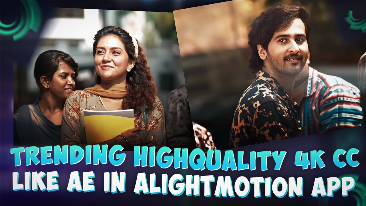 High Quality 4k CC Editing in Alightmotion|| Highquality Sharpen CC ...