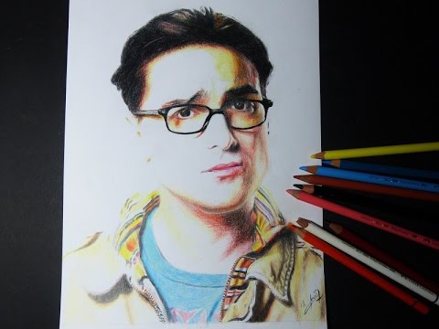 Drawing Leonard (The Big Bang Theory) - YouTube