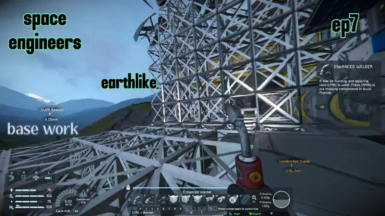 space engineers: earthlike timelaps- ep7 - YouTube