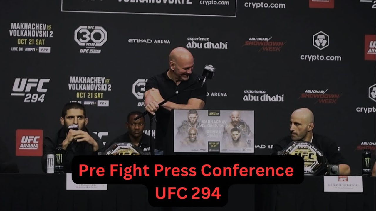 Best Moments of UFC 294 Press Conference | UFC 294 - YouTube