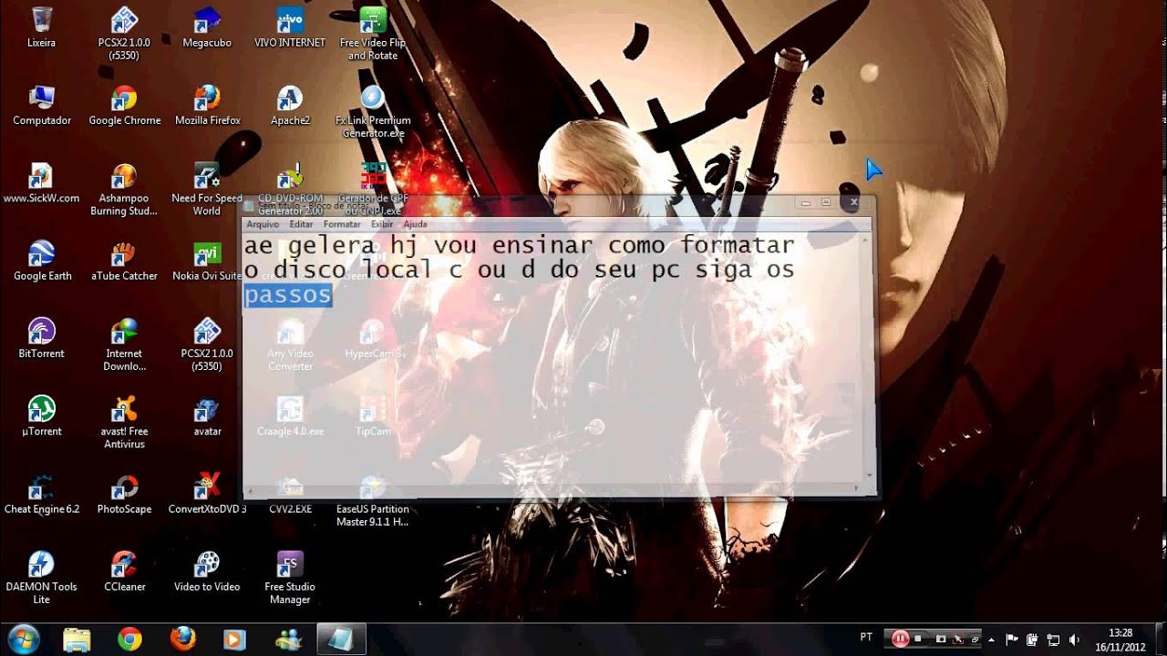 como formatar o disco local c ou disco local d do seu computador - YouTube