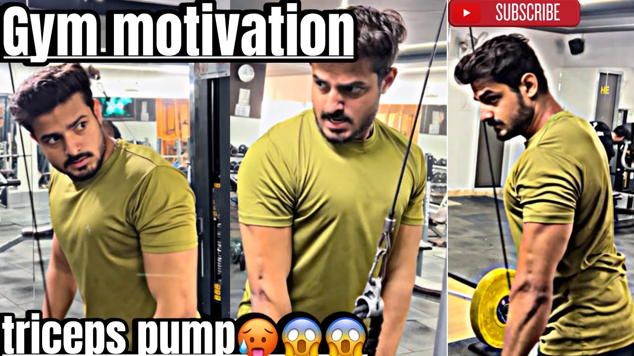 Triceps pump heavy intense hard workout🥵😱😱 - YouTube