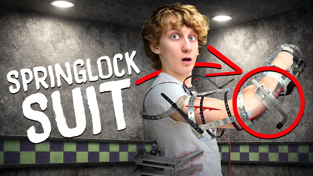 Can You Survive FNAF Springlock Suit IRL - YouTube