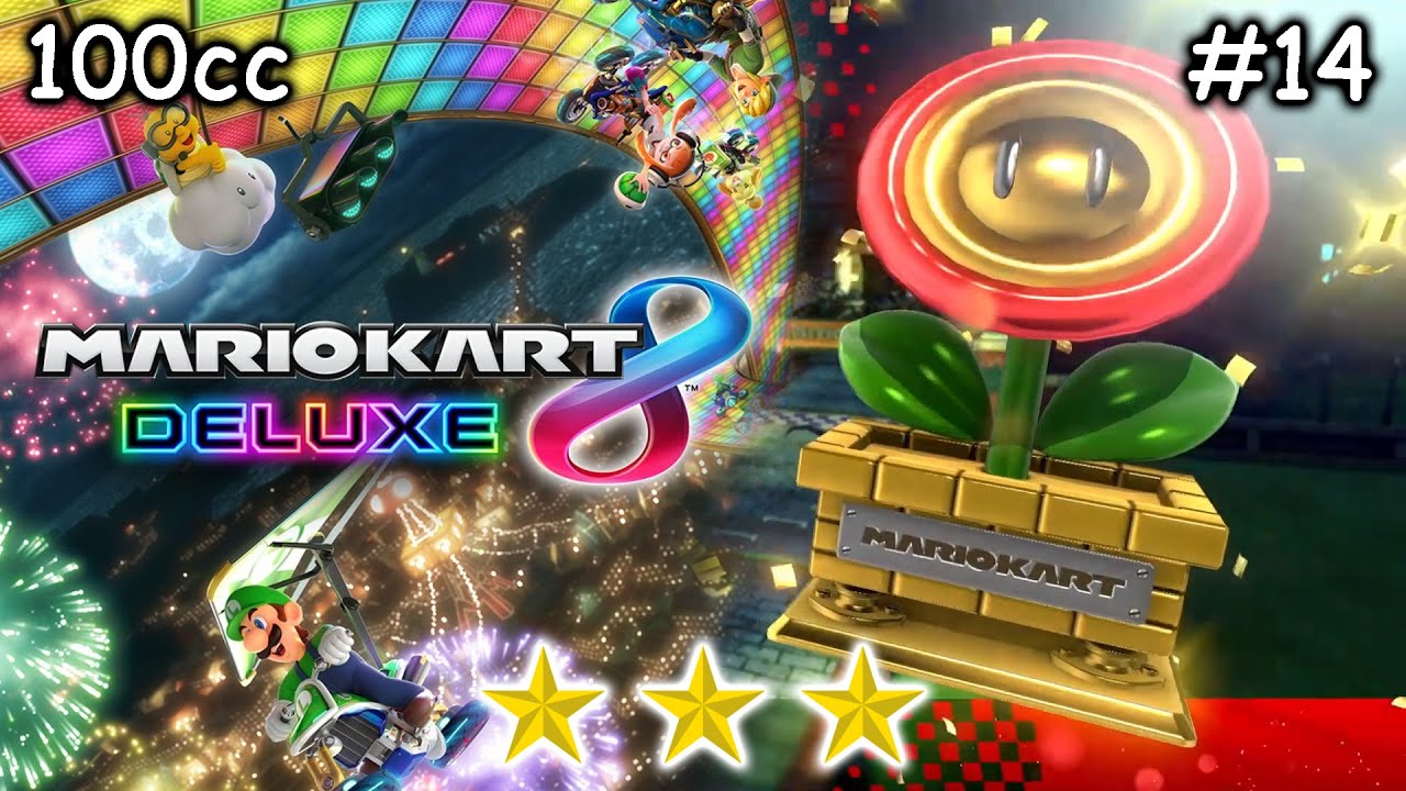 Copa Flor 100cc Oro ⭐⭐⭐ | Mario Kart 8 Deluxe #14 - YouTube