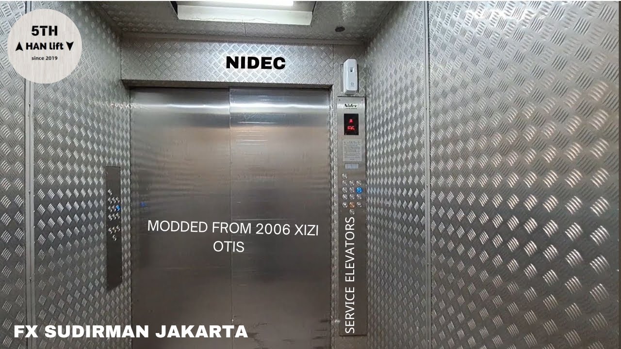 Otis ( Mod Nidec ) Service Elevators - FX Sudirman - Central Jakarta , Senayan - YouTube