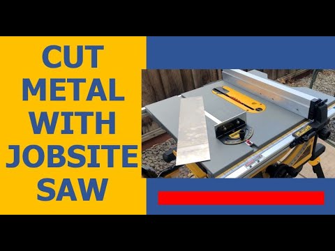 Metal Cutting Portable Tablesaw - YouTube